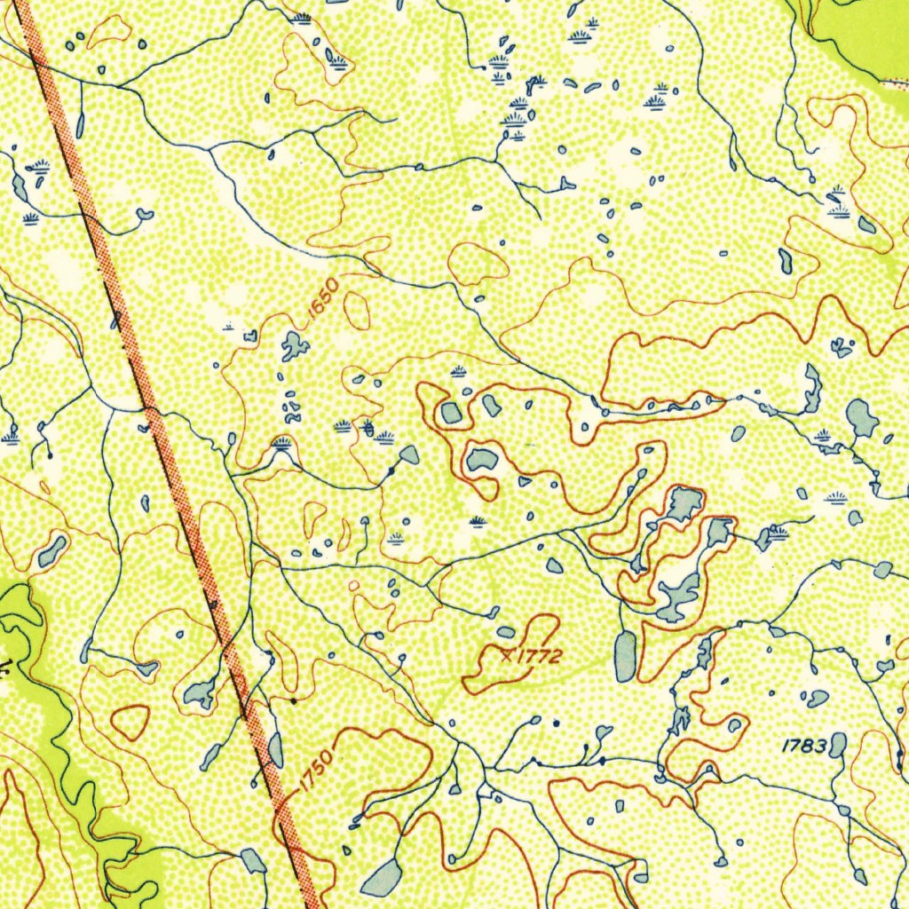 Mount Mckinley A-5, AK (1954, 63360-Scale) Map by United States ...