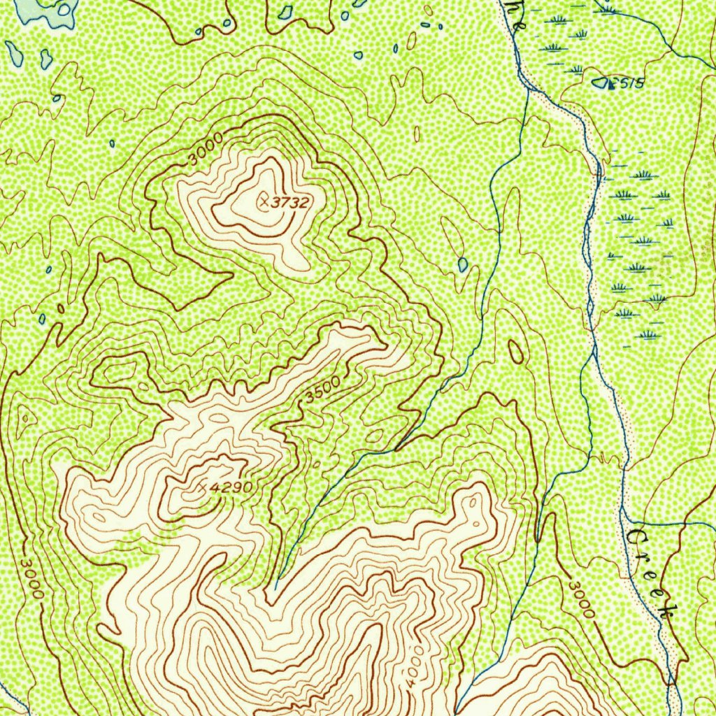 Mount Mckinley B-2, AK (1952, 63360-Scale) Map by United States ...
