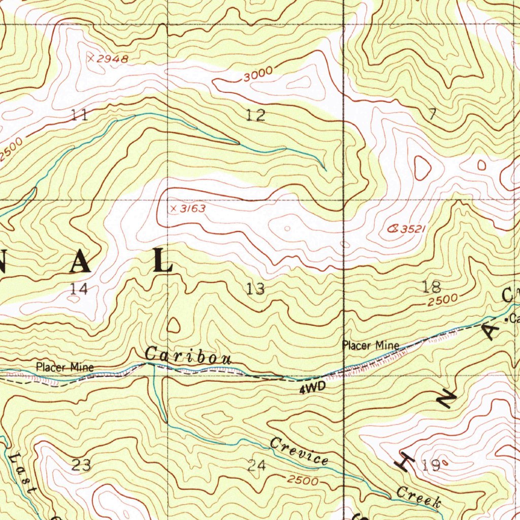 Mount Mckinley C-2, AK (1954, 63360-Scale) Map by United States ...