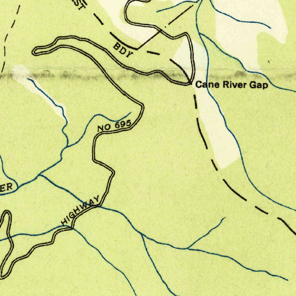 Mount Mitchell, NC (1935, 24000-Scale) Map by United States Geological ...