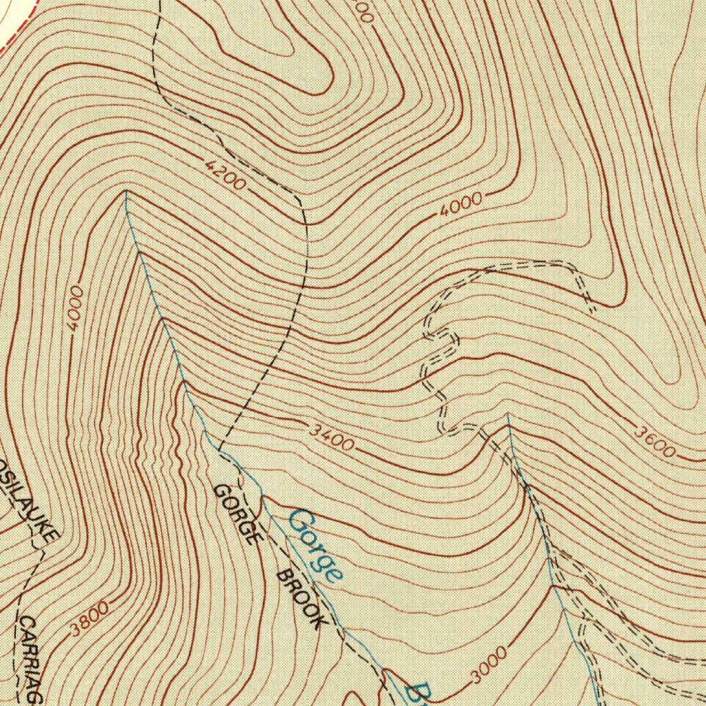 Mount Moosilauke, NH (1995, 24000-Scale) Map by United States ...