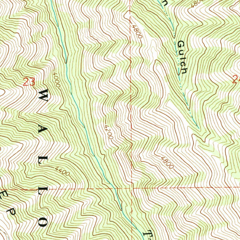 Mount Moriah, OR (1993, 24000-Scale) Map by United States Geological ...