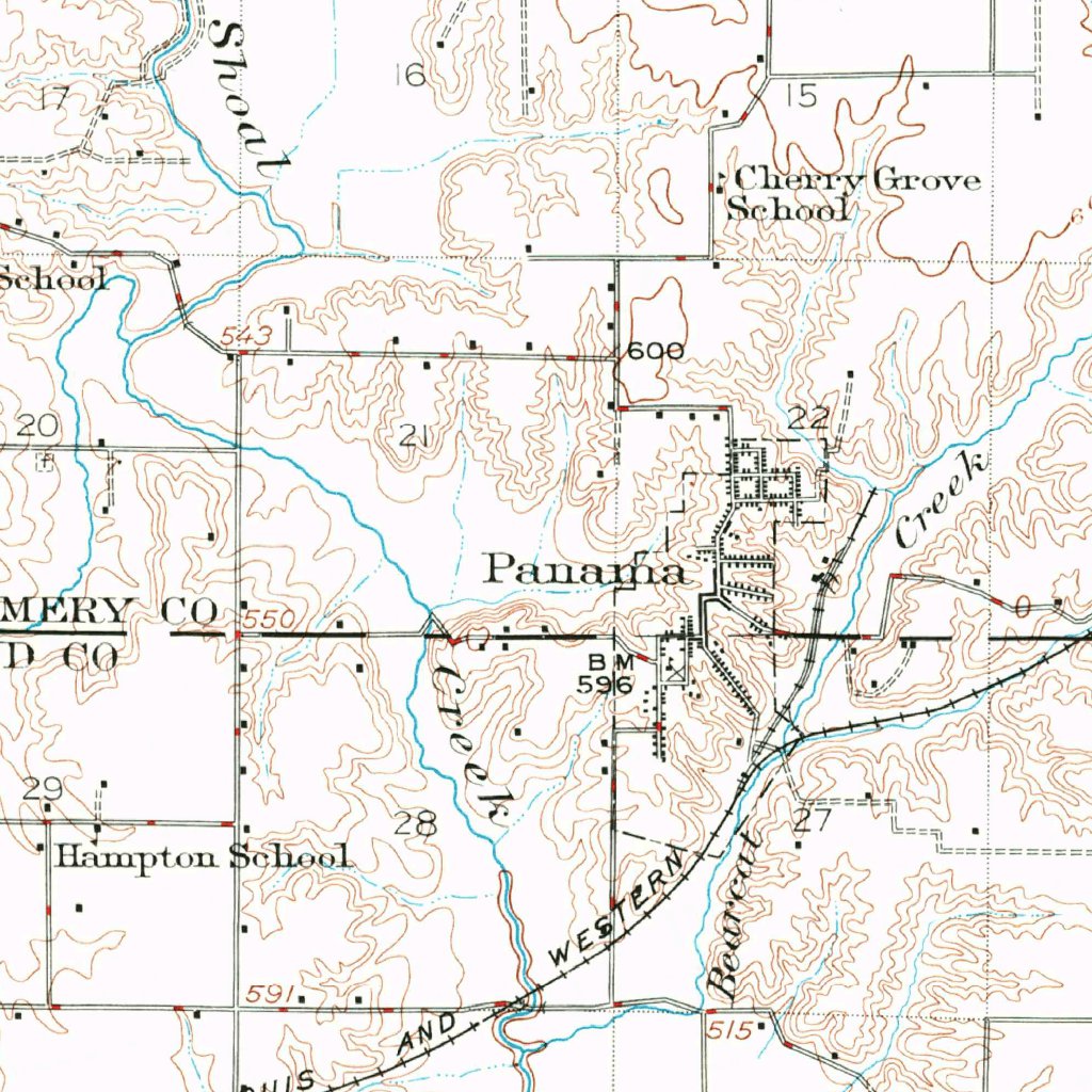Mount Olive, IL (1944, 62500-Scale) Map by United States Geological ...
