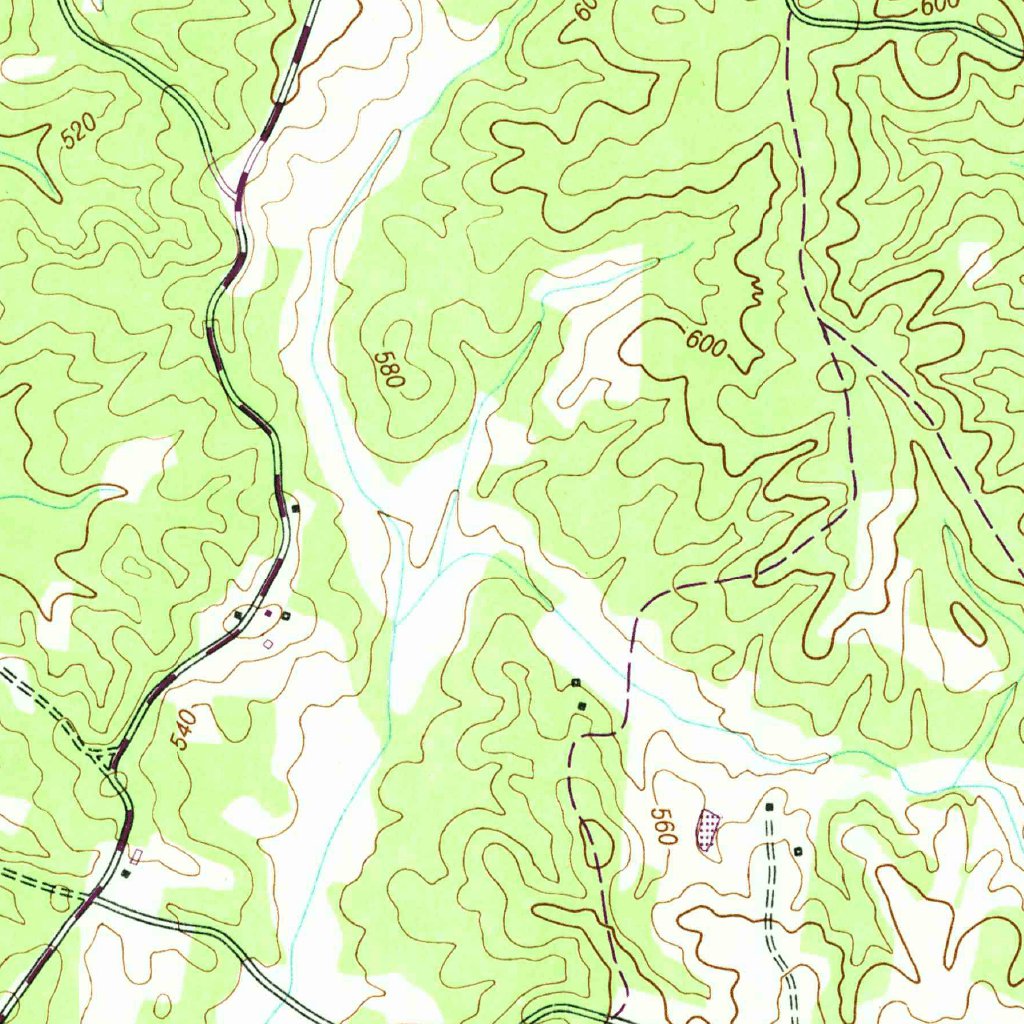 Mount Peter, TN (1949, 24000-Scale) Map by United States Geological ...
