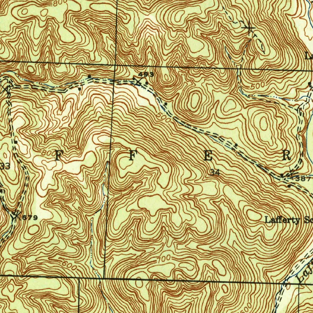 Mount Pleasant, AR (1942, 31680-Scale) Map by United States Geological ...