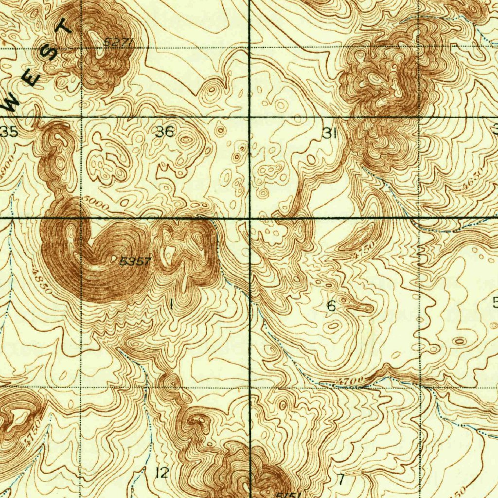 Mount Riley, NM (1929, 62500-Scale) Map by United States Geological ...