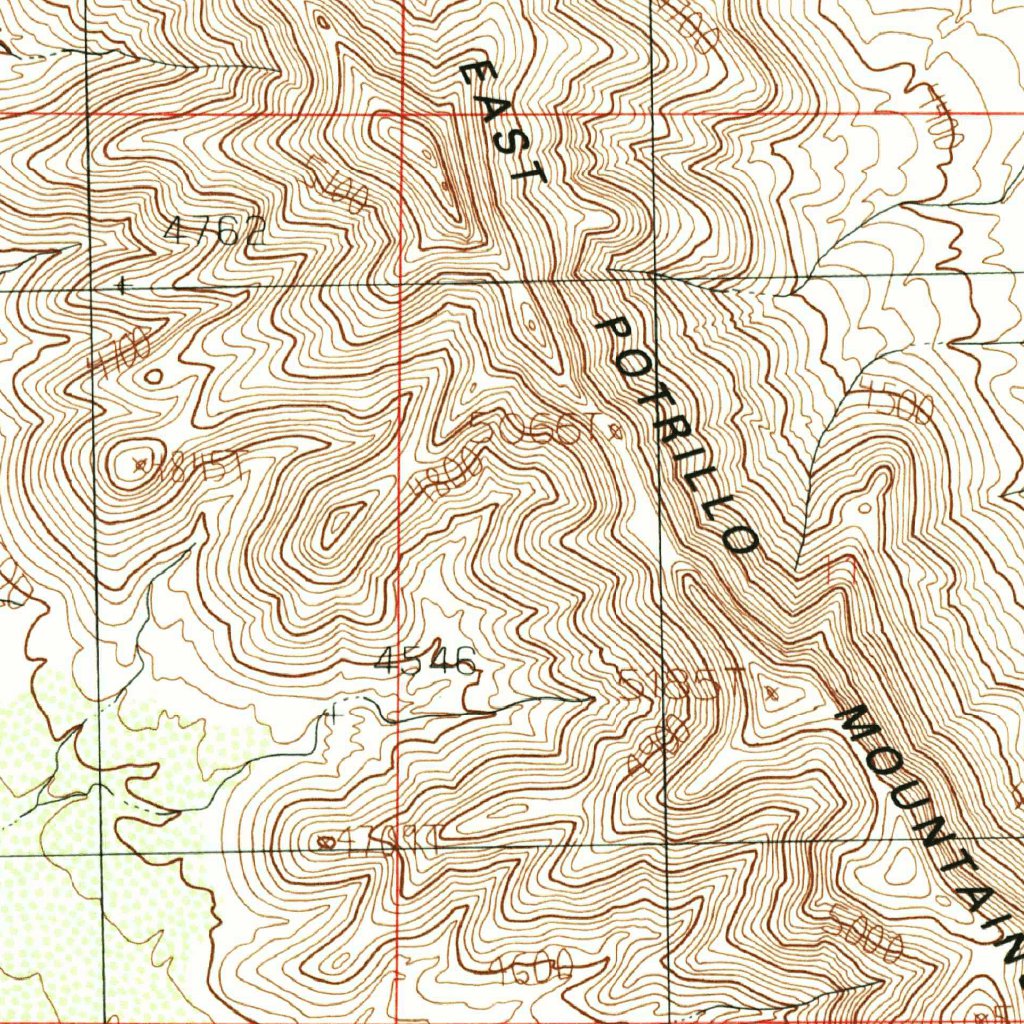Mount Riley, NM (1985, 24000-Scale) Map by United States Geological ...