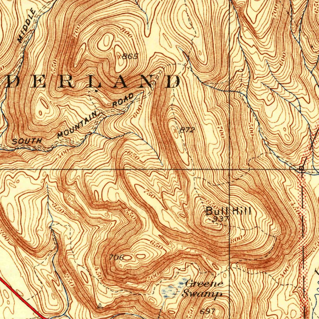 Mount Toby, MA (1941, 31680-Scale) Map by United States Geological ...