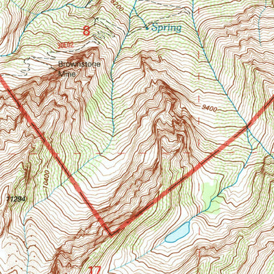 Mount Tom, CA (1994, 24000-Scale) Map by United States Geological ...