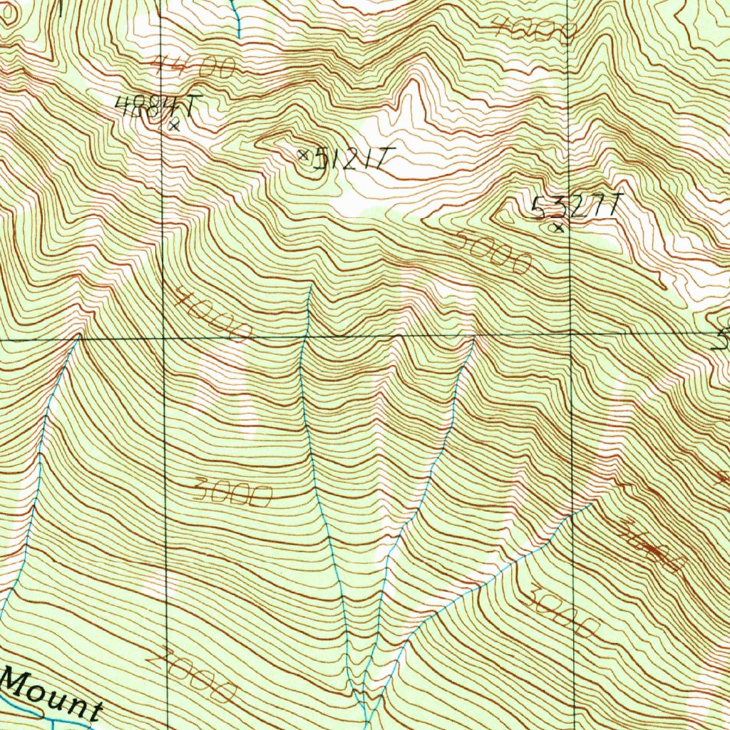 Mount Tom, WA (1990, 24000-Scale) Map by United States Geological ...