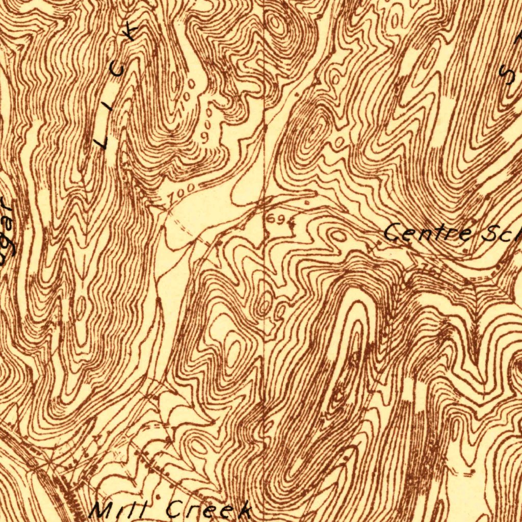Mount Union, PA (1922, 48000-Scale) Map by United States Geological ...
