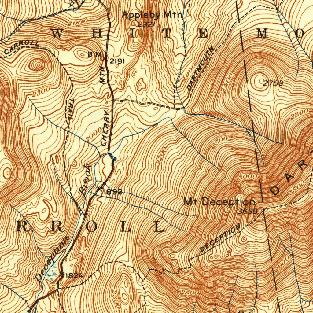Mount Washington, NH (1938, 62500-Scale) Map by United States ...
