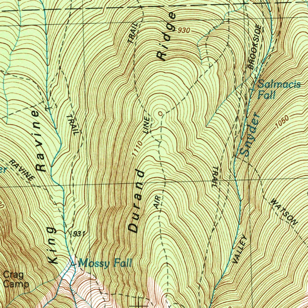 Mount Washington, NH (1982, 25000-Scale) Map by United States ...