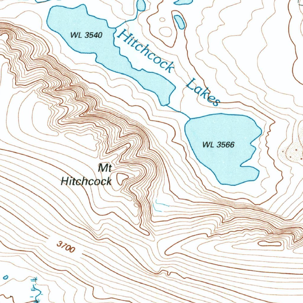 Mount Whitney, CA (1994, 24000-Scale) Map by United States Geological ...