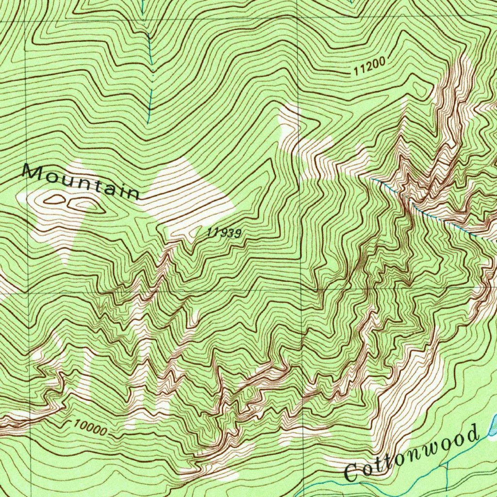 Mount Yale, CO (1982, 24000-Scale) Map by United States Geological ...
