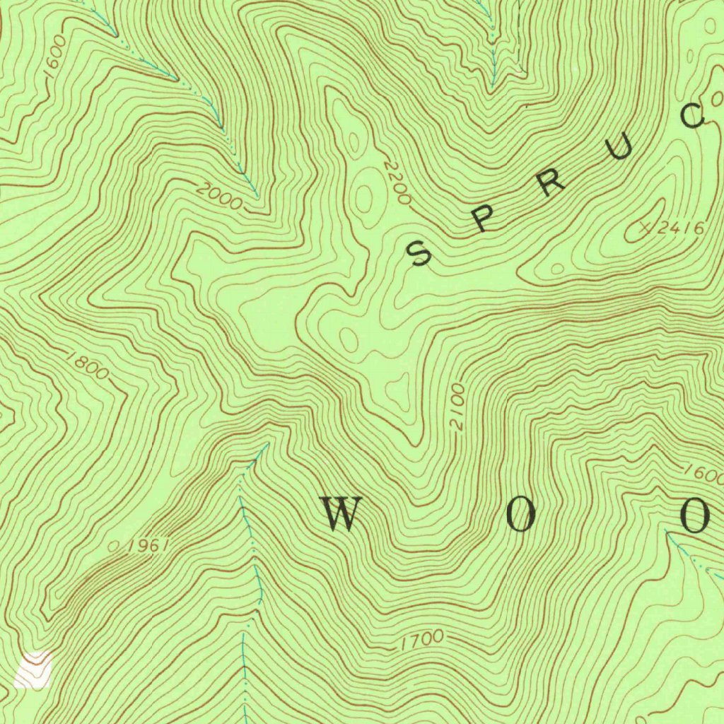 Mount Zircon, ME (1967, 24000-Scale) Map by United States Geological ...