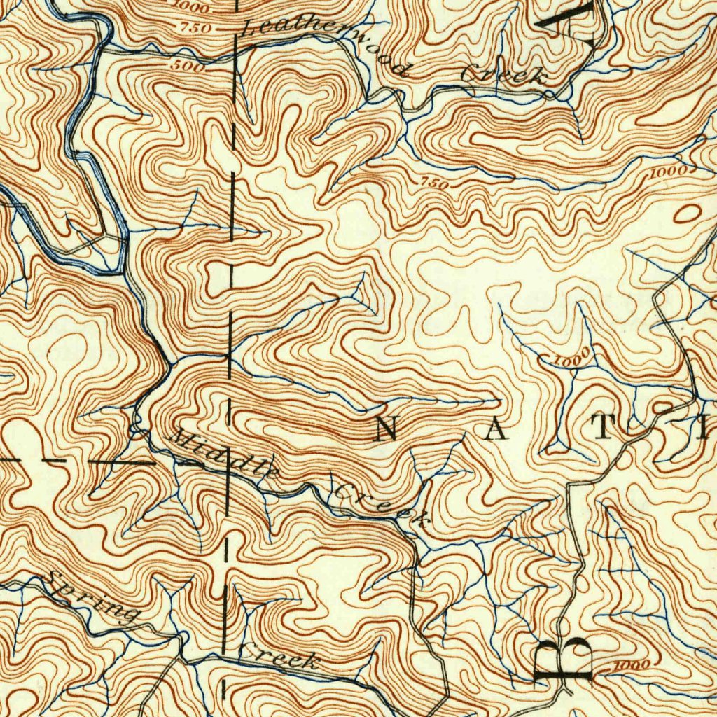 Mountain Home, AR-MO (1894, 125000-Scale) Map by United States ...