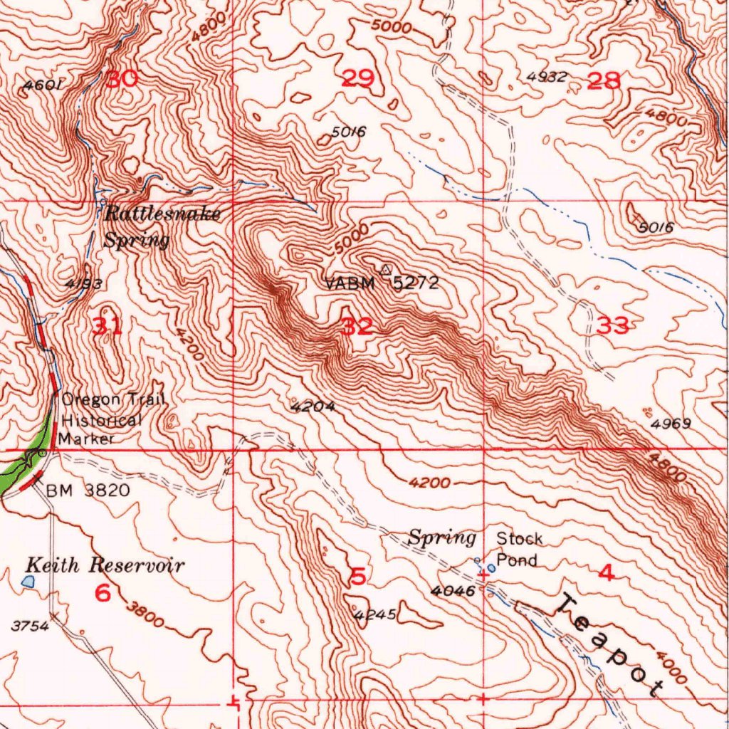 Mountain Home, ID (1956, 62500-Scale) Map by United States Geological ...