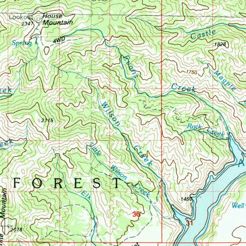 Mountain Home, ID (1990, 100000-Scale) Map by United States Geological ...