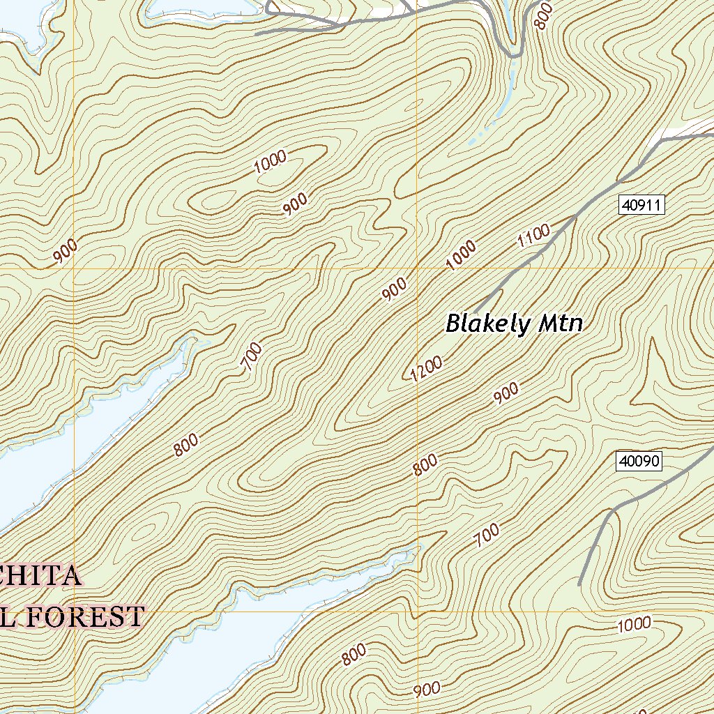Mountain Pine, AR (2020, 24000-Scale) Map by United States Geological ...
