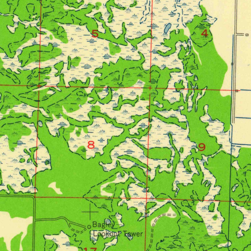 Mountain, WI (1952, 48000-Scale) Map by United States Geological Survey ...