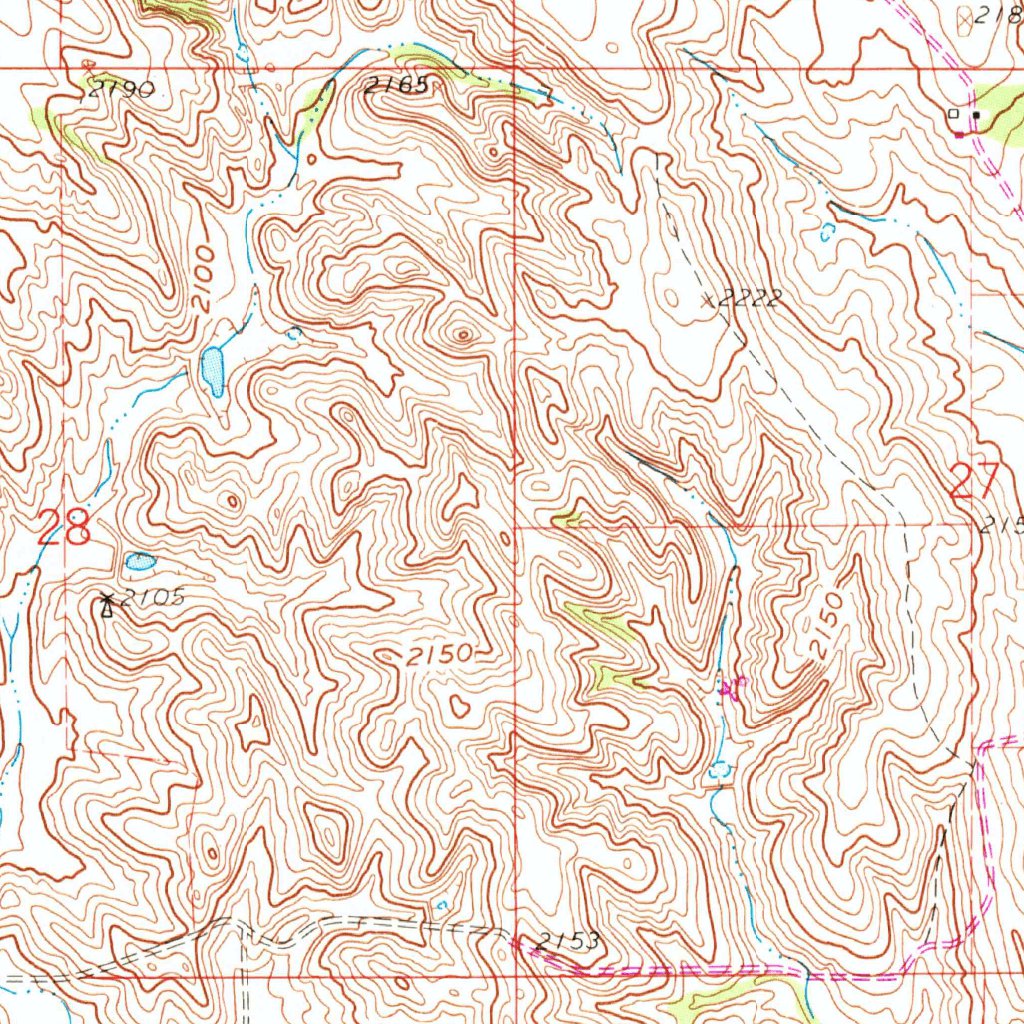 Mud Creek, NE (1960, 24000-Scale) Map by United States Geological ...