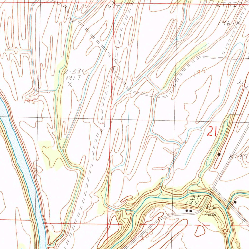 Mud Lake, AR (1984, 24000-Scale) Map by United States Geological Survey ...