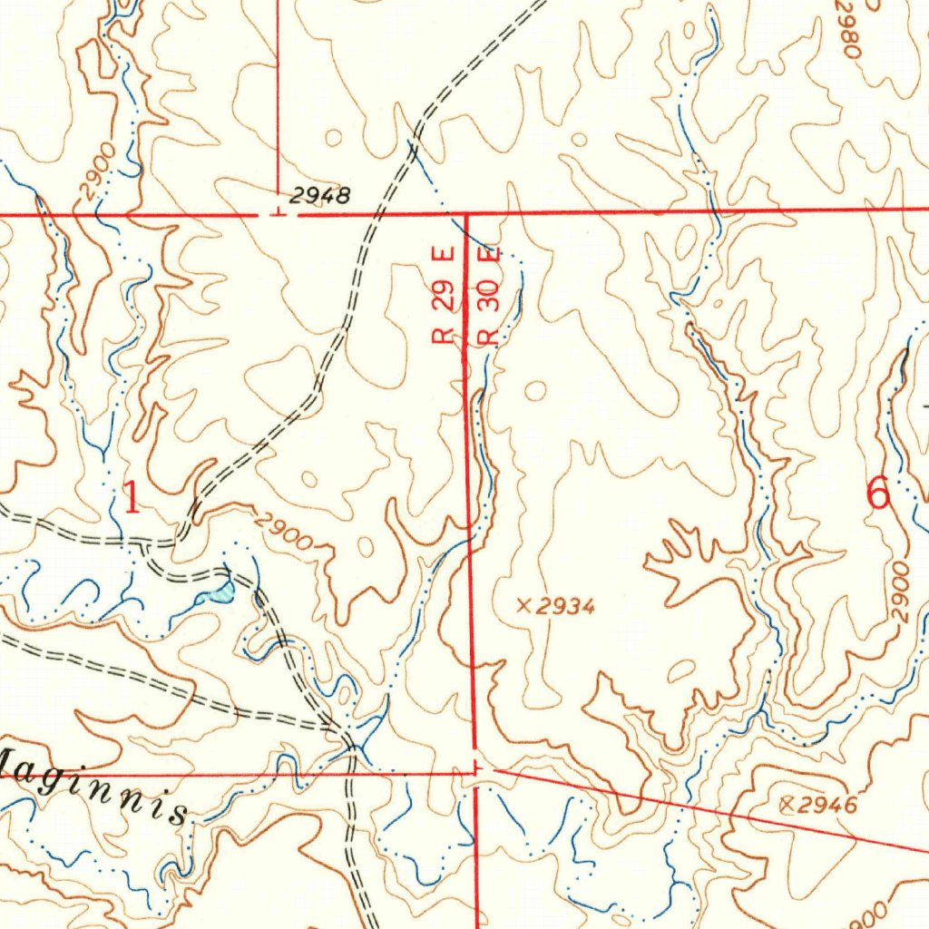 Mud Spring, MT (1963, 24000-Scale) Map by United States Geological ...