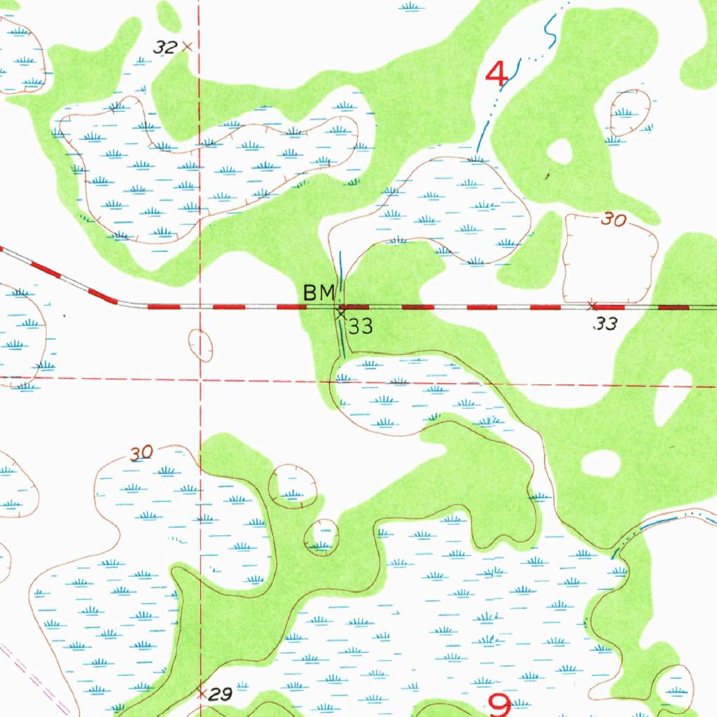 Murdock NW, FL (1956, 24000-Scale) Map by United States Geological ...