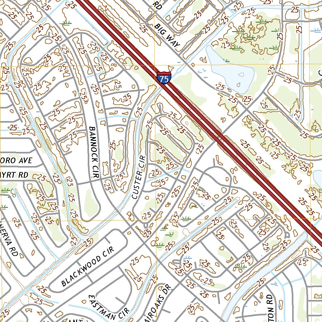 Murdock SE, FL (2021, 24000-Scale) Map by United States Geological ...