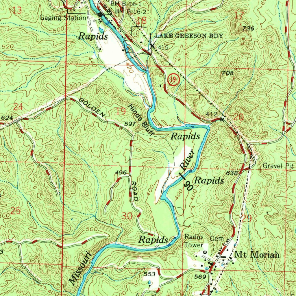 Murfreesboro, AR (1972, 62500-Scale) Map by United States Geological ...