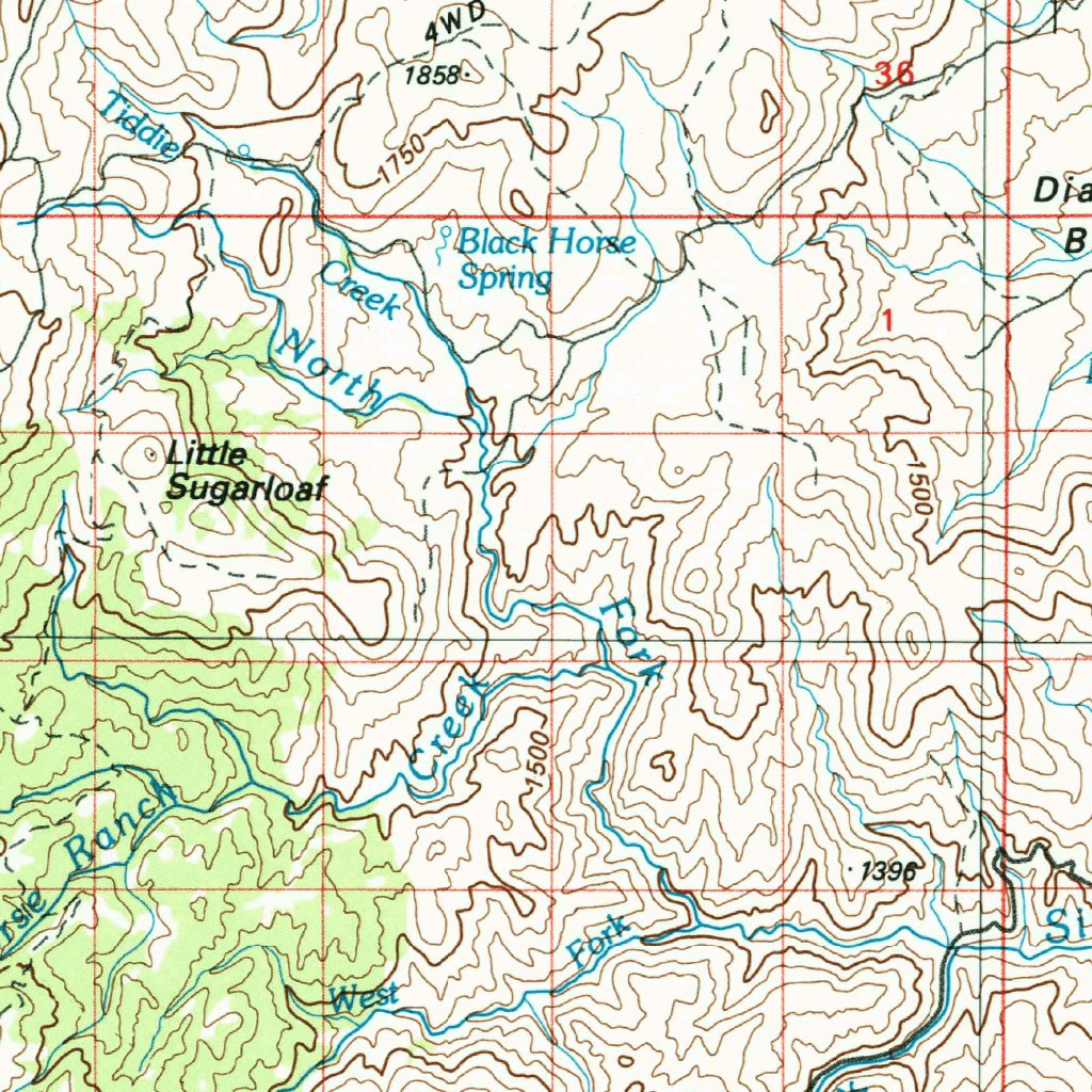 Murphy, ID (1986, 100000-Scale) Map by United States Geological Survey ...