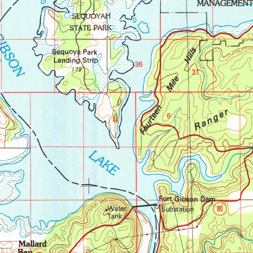 Muskogee, OK (1978, 100000-Scale) Map by United States Geological ...