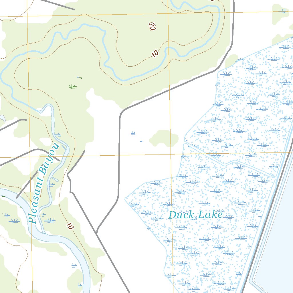 Mustang Bayou, TX (2022, 24000-Scale) Map by United States Geological ...