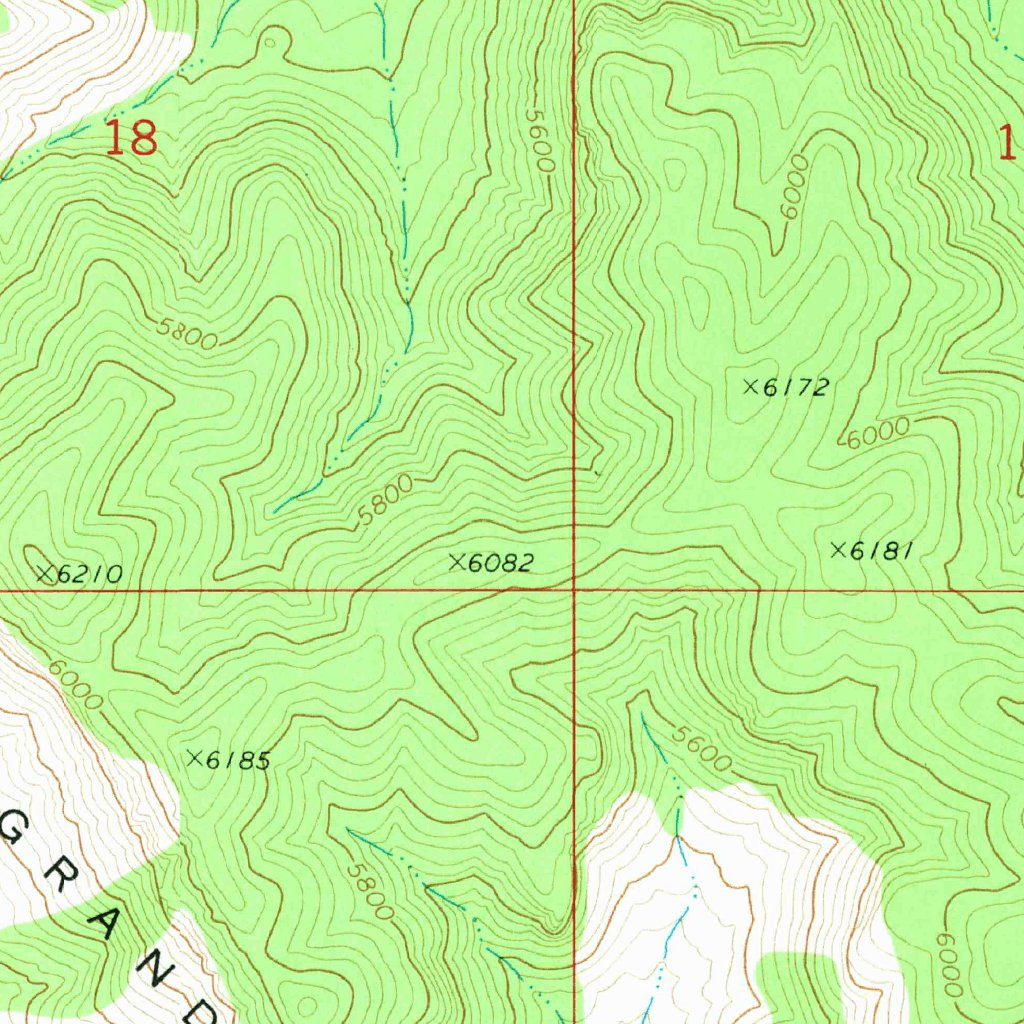Mustang Point, AZ (1971, 24000-Scale) Map by United States Geological ...