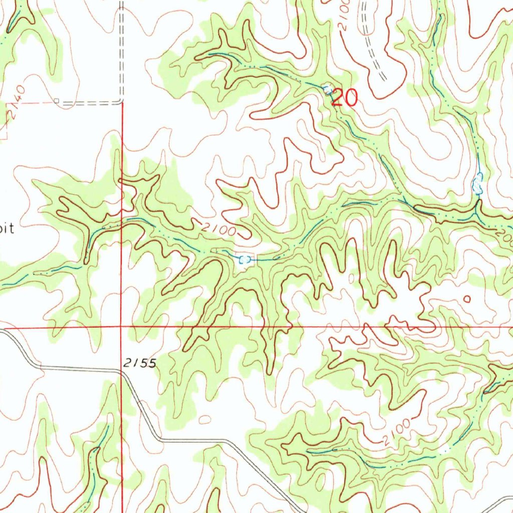 Mutual SW, OK (1969, 24000-Scale) Map by United States Geological ...