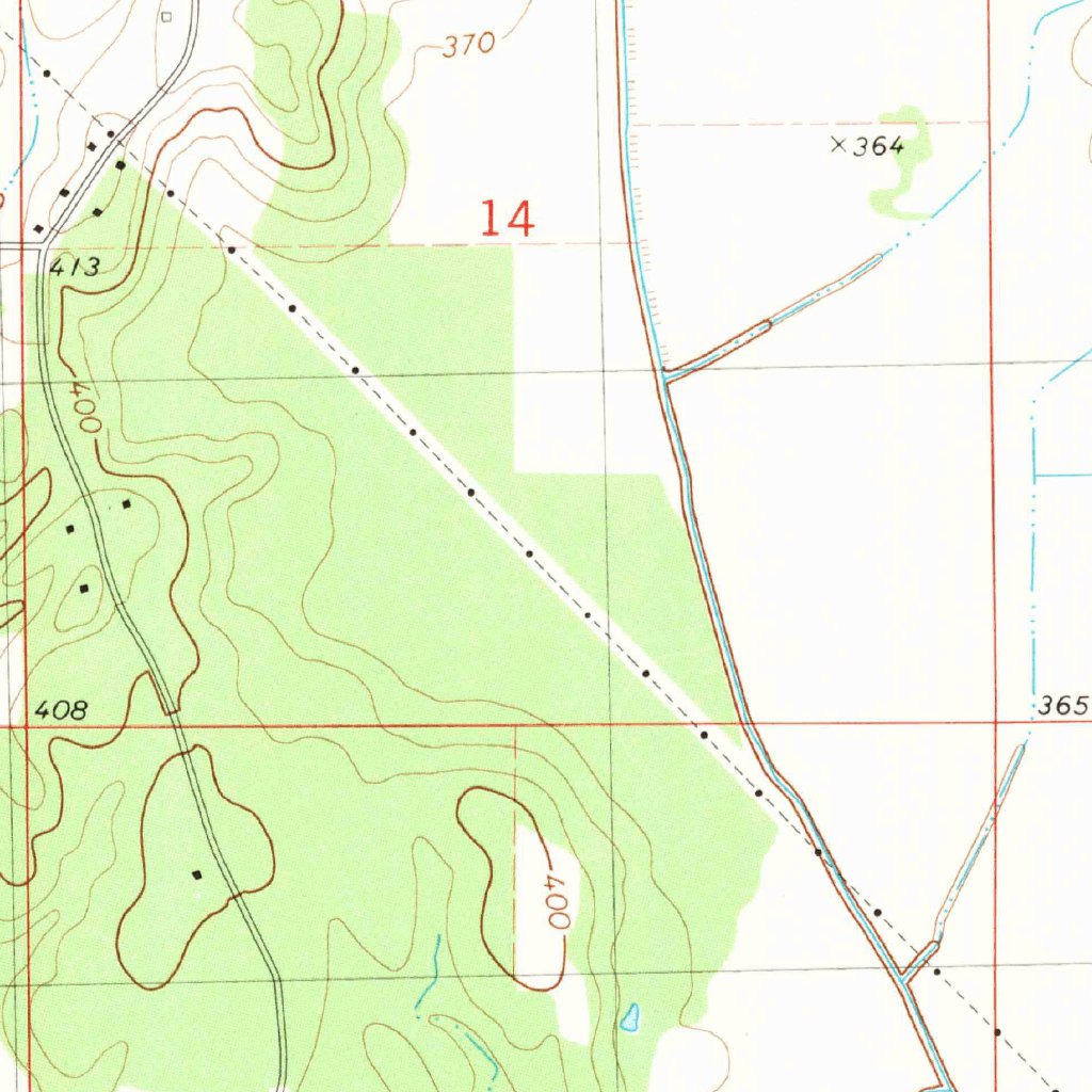 Myrtle, MS (1982, 24000-Scale) Map by United States Geological Survey ...