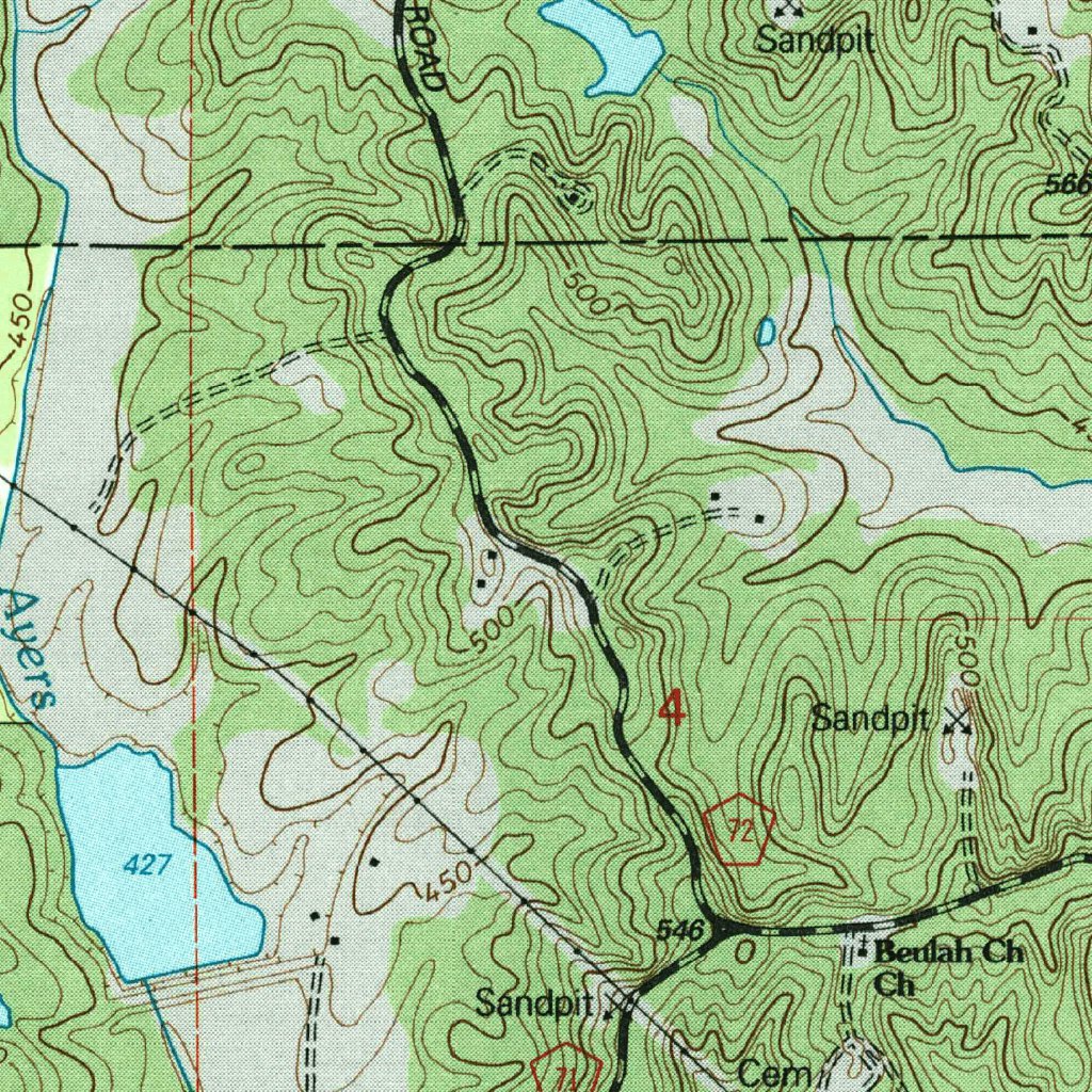 Myrtle, MS (2000, 24000-Scale) Map by United States Geological Survey ...