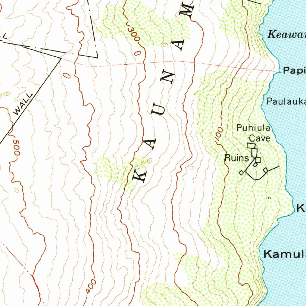 Naalehu, HI (1981, 24000-Scale) Map by United States Geological Survey ...