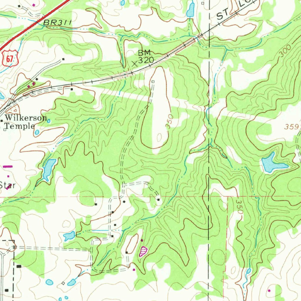 Naples, TX (1965, 24000-Scale) Map by United States Geological Survey ...