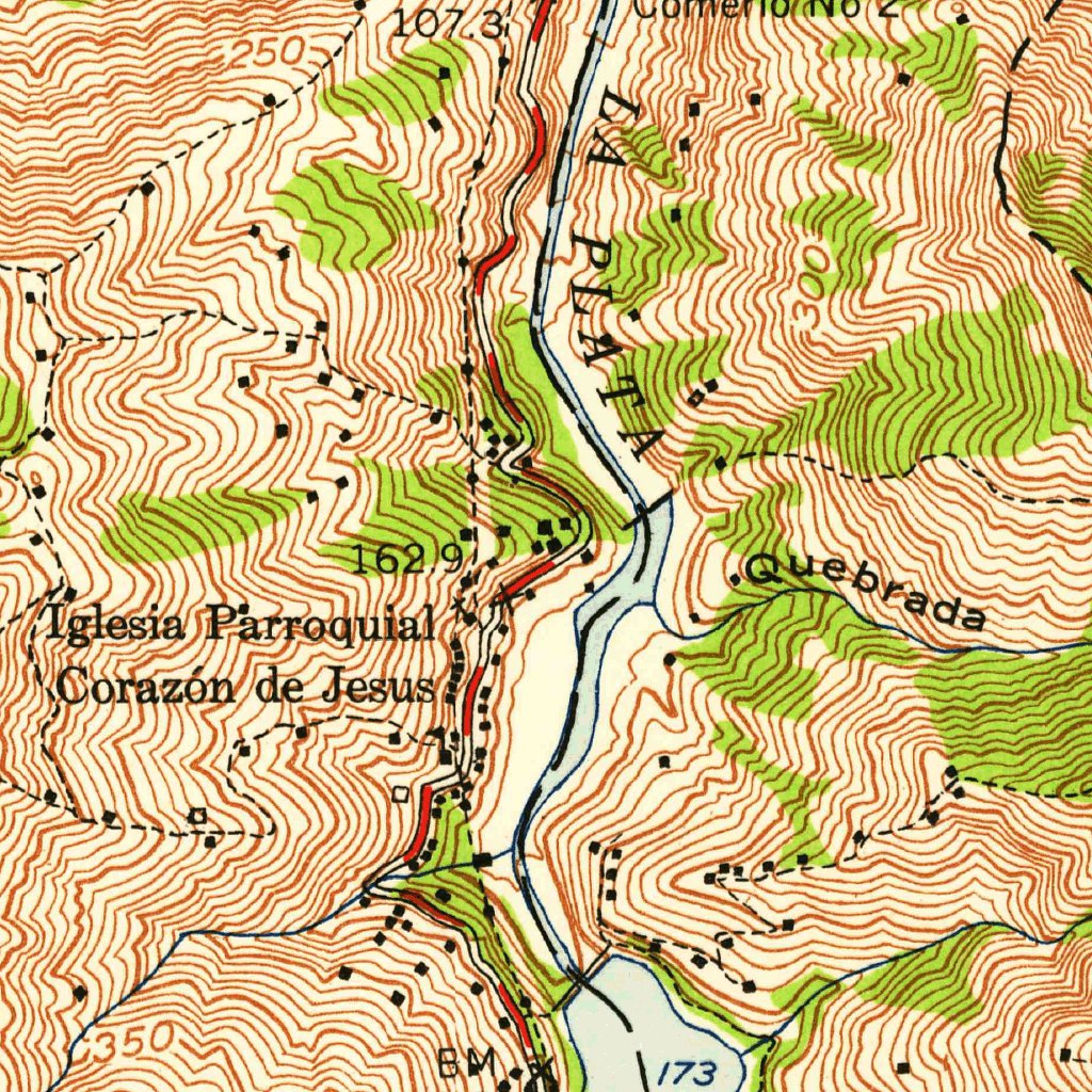 Naranjito, PR (1957, 20000-Scale) Map by United States Geological ...