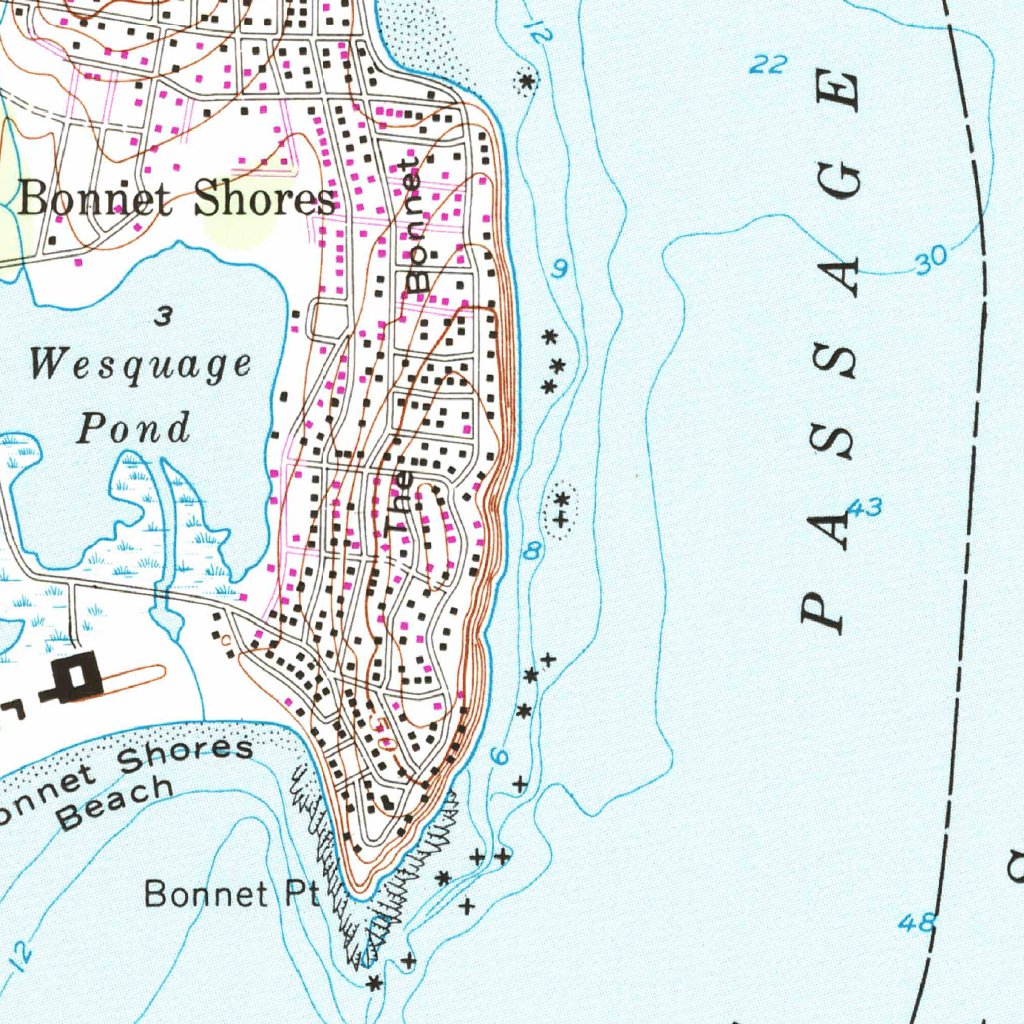 Narragansett Pier, RI (1957, 24000-Scale) Map by United States ...