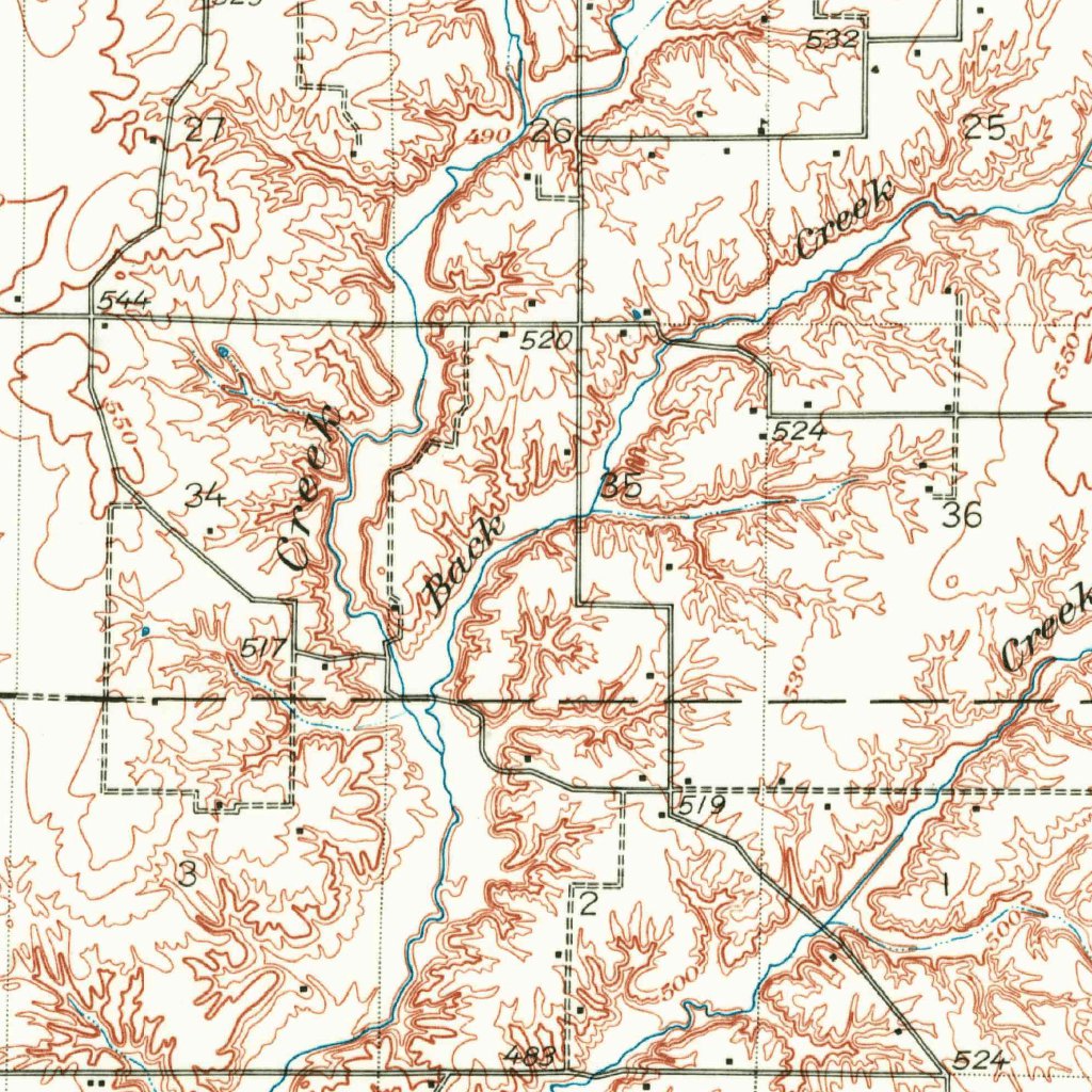 Nashville, IL (1932, 62500-Scale) Map by United States Geological ...