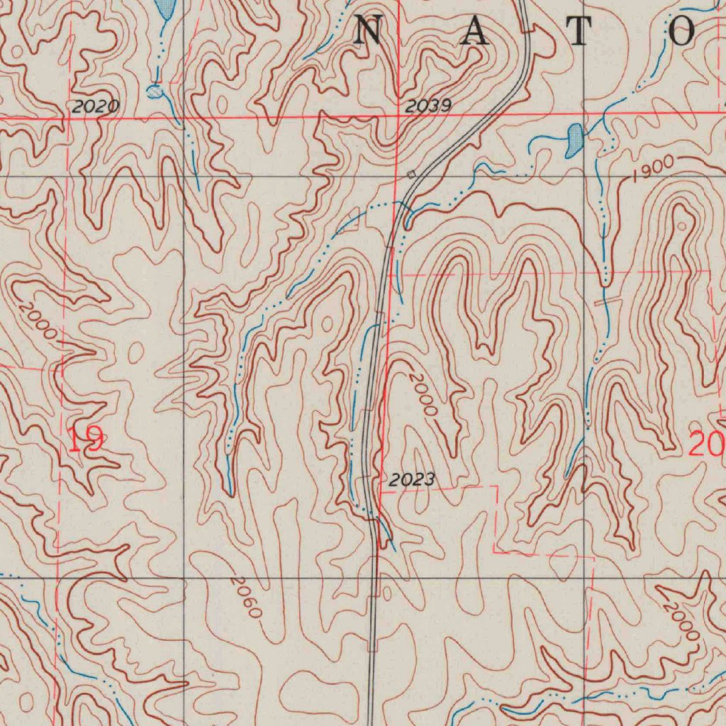 Natoma, KS (1978, 24000-Scale) Map by United States Geological Survey ...