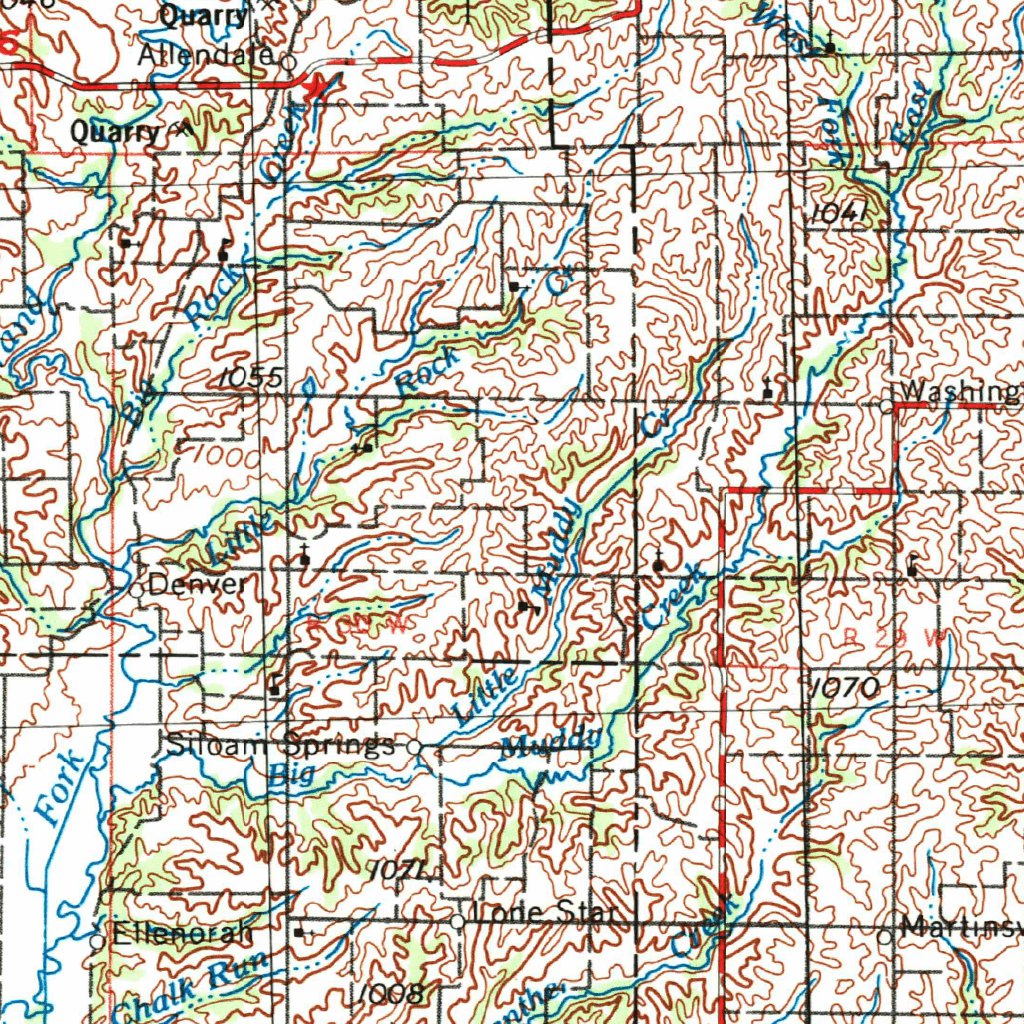 Nebraska City, NE-MO-IA-KS (1955, 250000-Scale) Map by United States ...