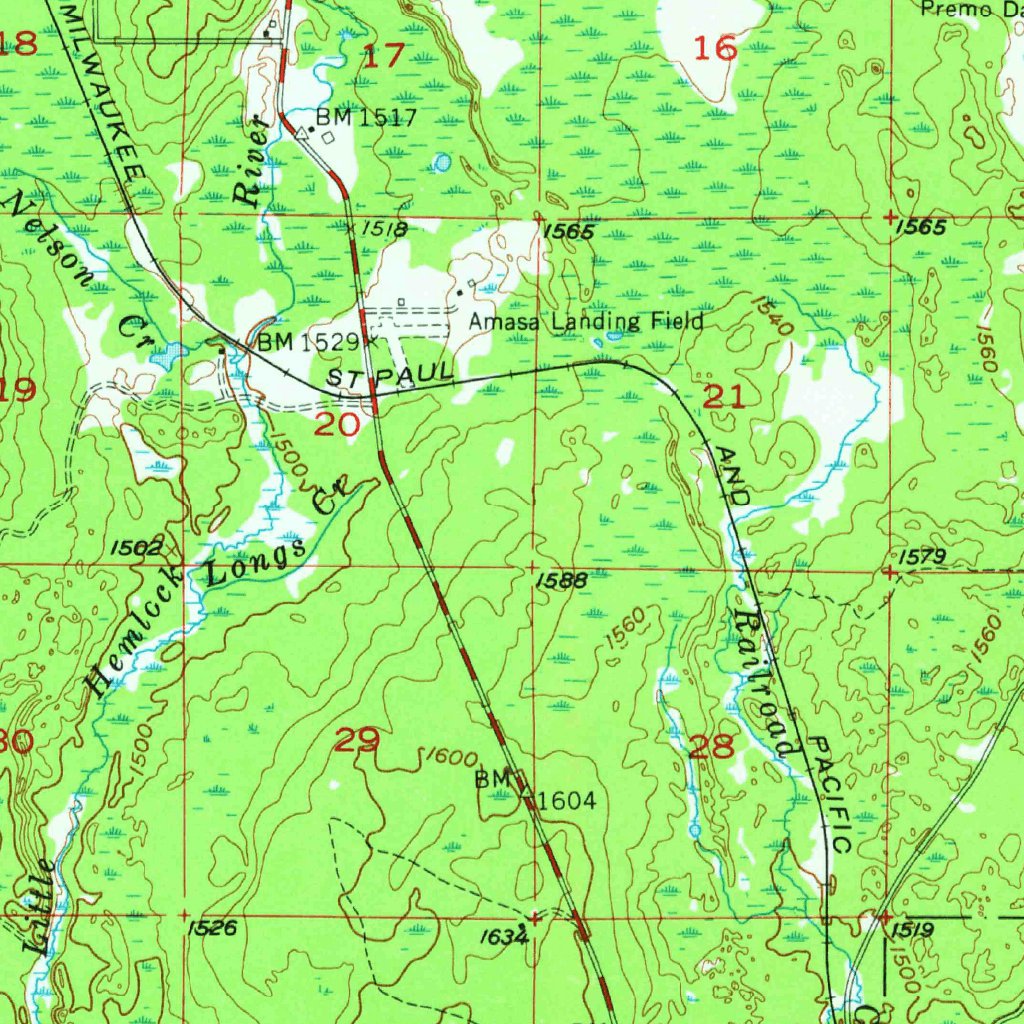 Ned Lake, MI (1955, 62500-Scale) Map by United States Geological Survey ...