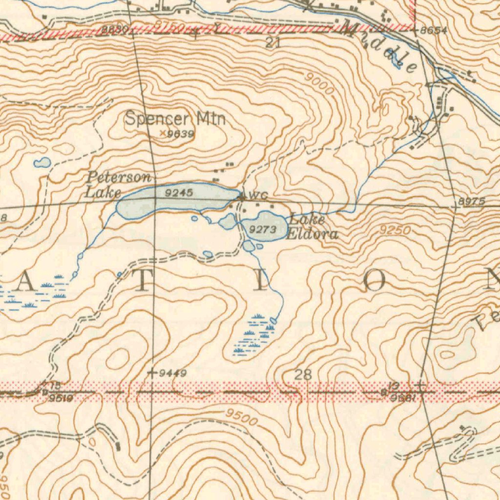Nederland, CO (1944, 31680-Scale) Map by United States Geological ...