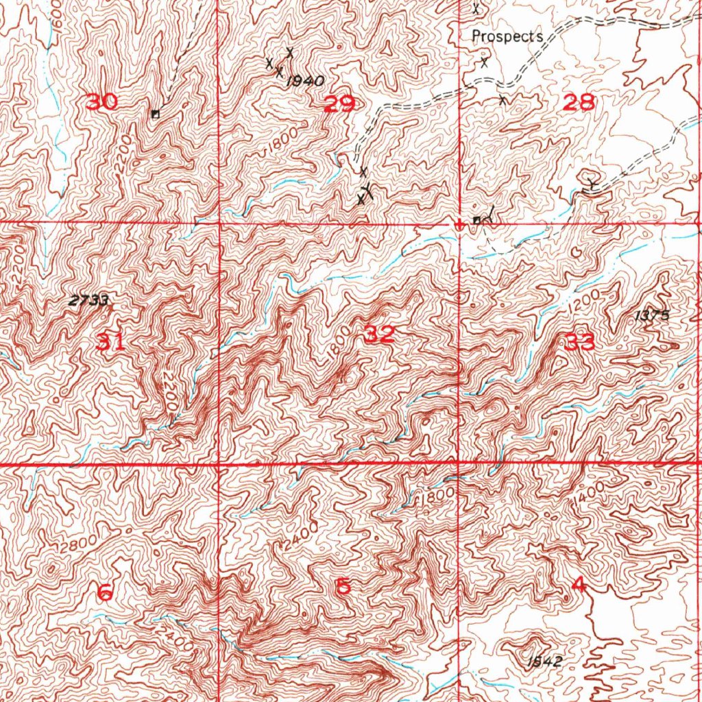 Needles, CA-AZ (1950, 62500-Scale) Map by United States Geological ...