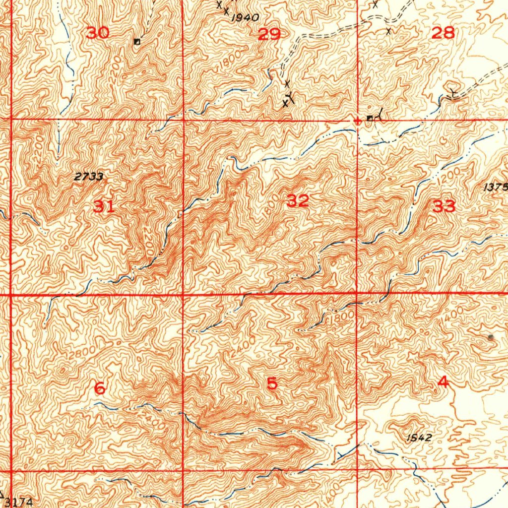 Needles, CA-AZ (1952, 62500-Scale) Map by United States Geological ...