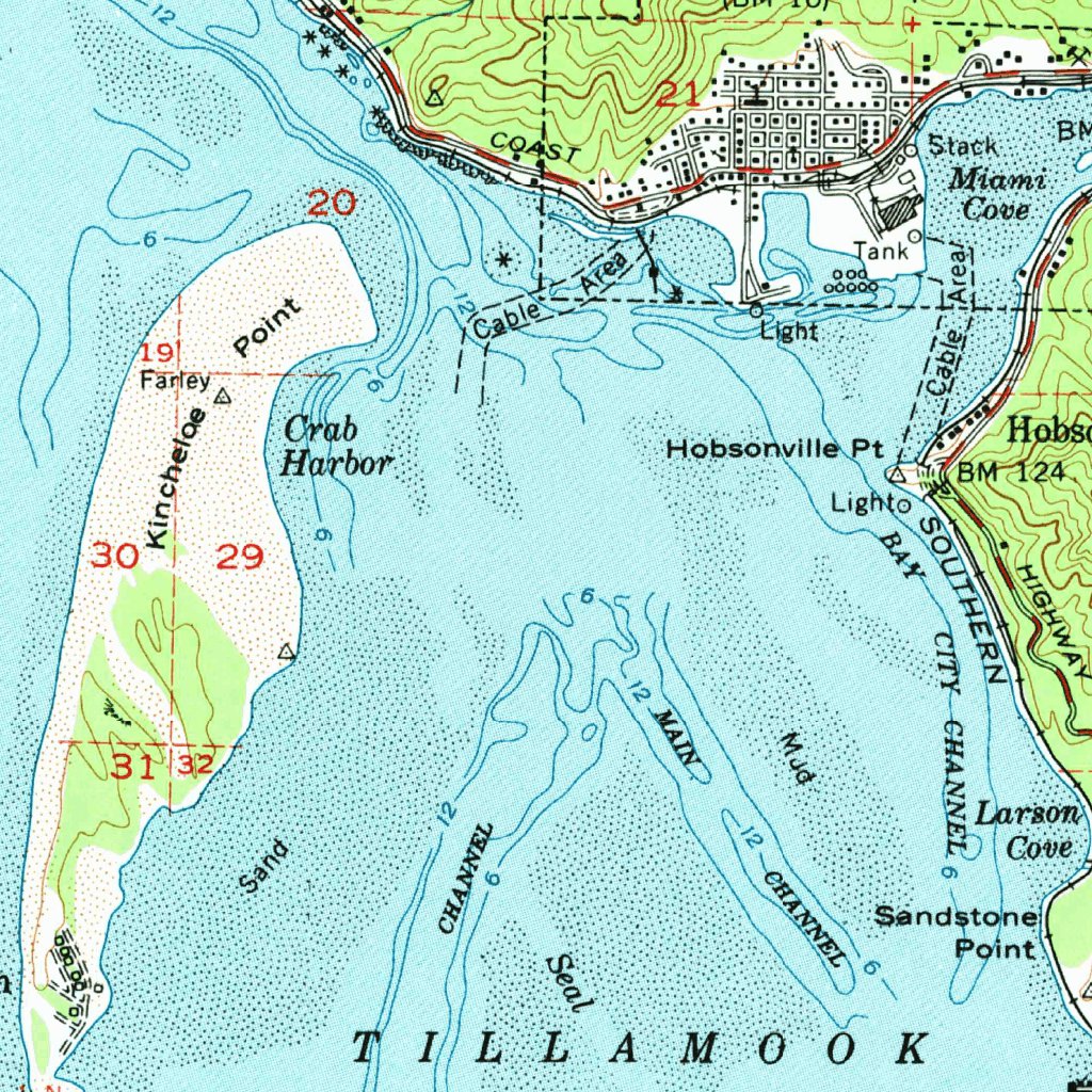 Nehalem, OR (1955, 62500-Scale) Map by United States Geological Survey ...